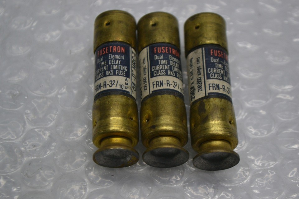 FUSETRON FRN-R-3-2/10 FUSE LOT OF 3 NSNP | eBay