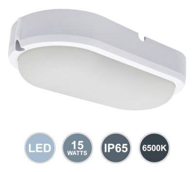 LED Bulkhead Light SUPERTECH 15W - IP65 Waterproof Outdoor Security ...