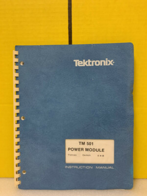 Tektronix 070-1304-01 TM 501 Power Module Instruction Manual | eBay