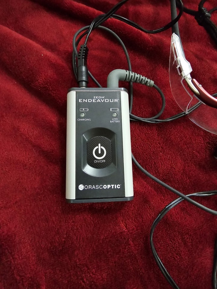 Orascoptic dental loupes With Battery Pack And Head Light In Case | eBay