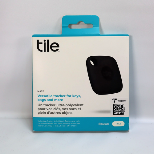 Tile Mate Universal Bluetooth Tracker for Keys Bags Keychain - Black ...