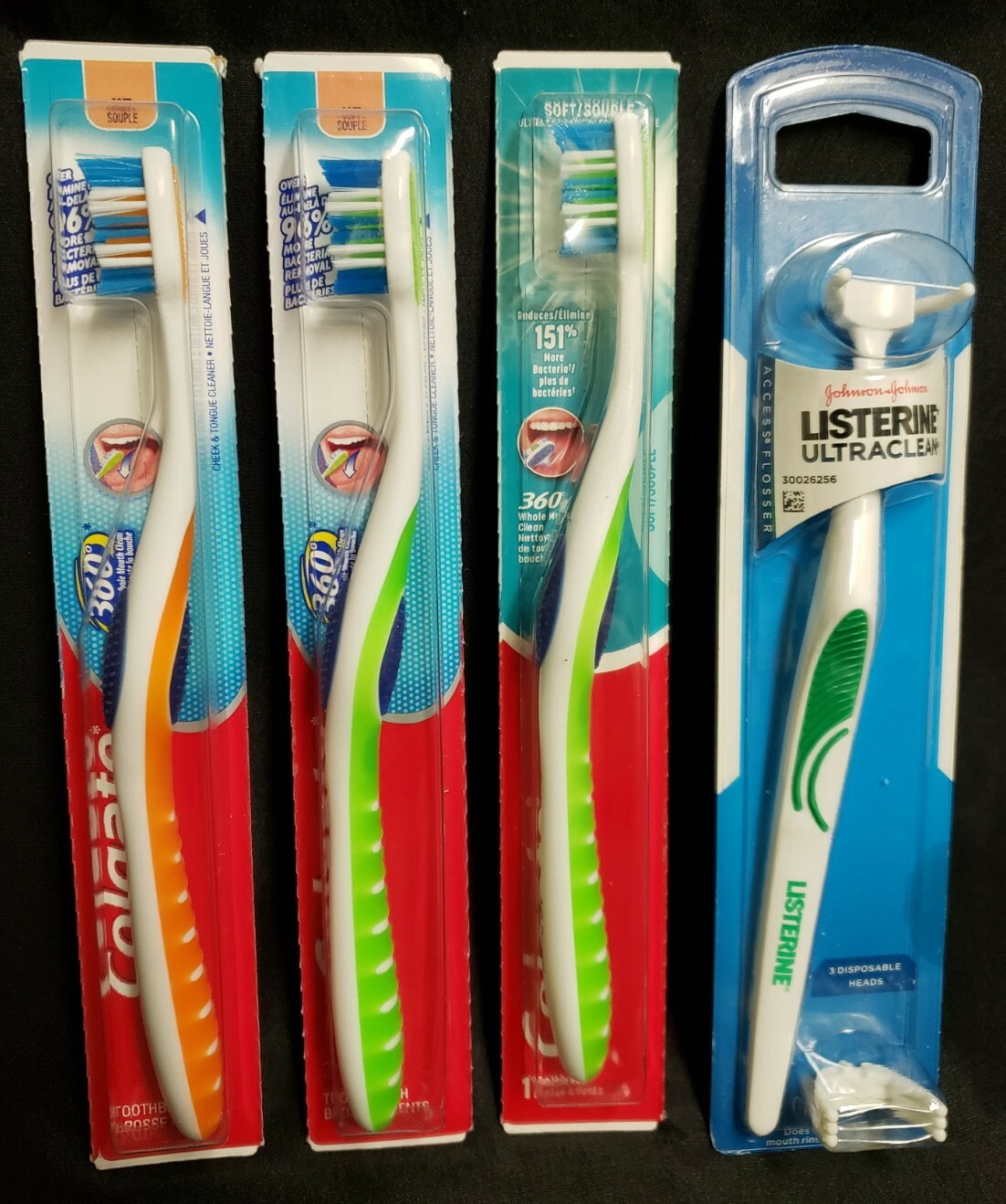Colgate Soft Bristle Toothbrush Floss Bundle Lot of 3 | eBay