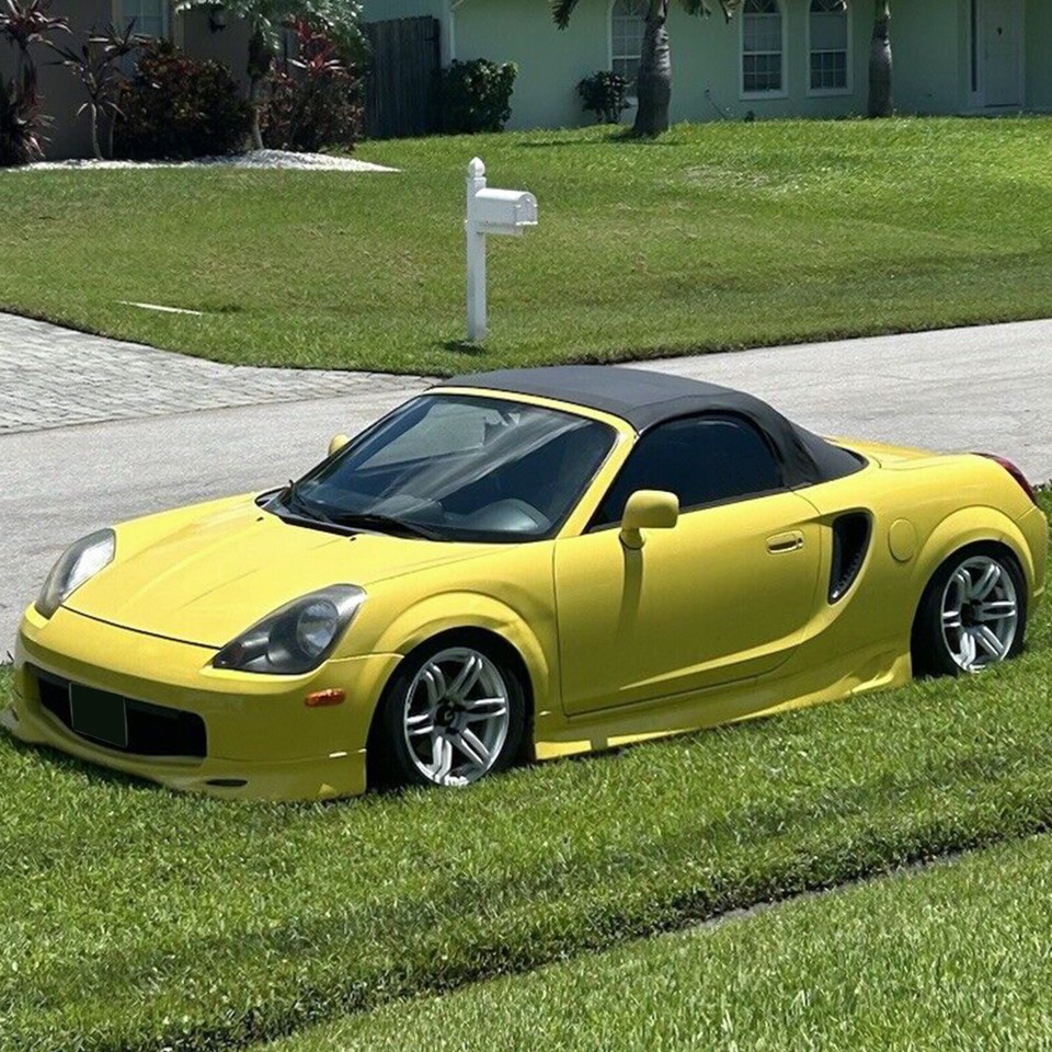 Heated Glass Window Convertible Soft Top For Toyota Mr2 Spyder 2000 ...