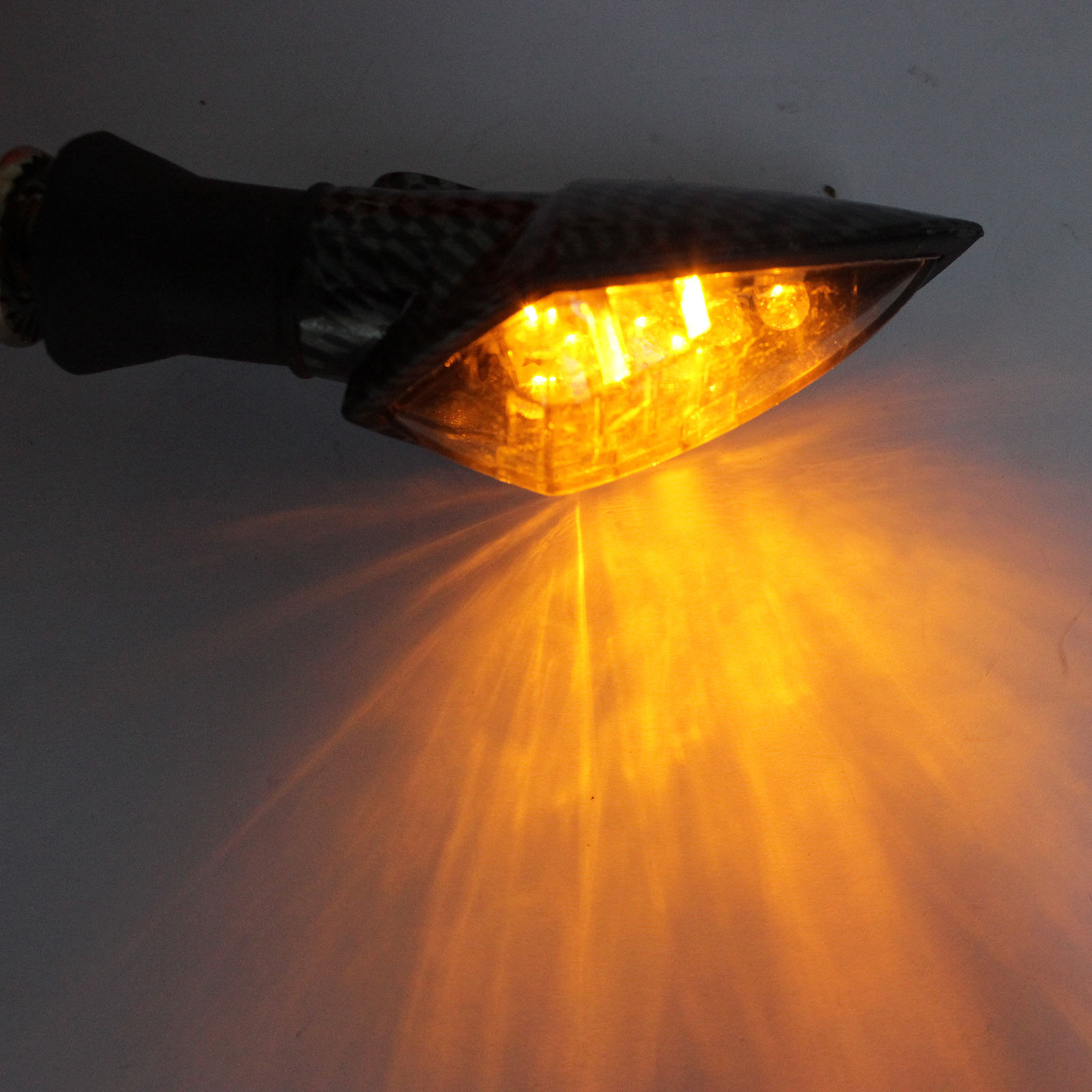 Pair Universal Motorcycle Indicators LED Turn Signal Suzuki DR-Z400 400 ...