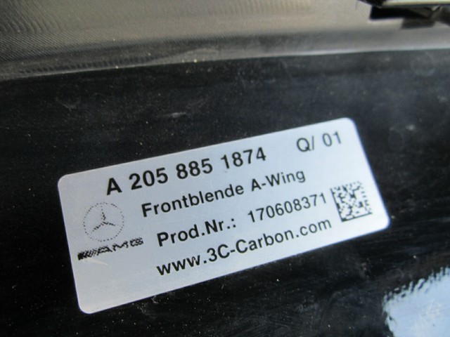 MERCEDES OEM Front Bumper Carbon Fiber Cover. Cls63 AMG 2058851874 for ...