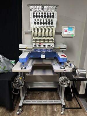 Happy Japan Embroidery Machine HCD2 - 1501 - 40 (2018 Model) | eBay