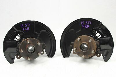 2008-2017 SUBARU WRX STI FRONT HUBS KNUCKLES SPINDLES LH/RH 5X114 OEM ...