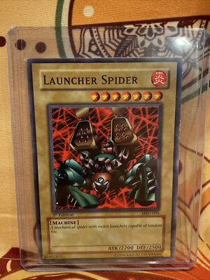 LAUNCHER SPIDER MONSTER METAL RAIDERS 1ST EDITION MRD-095 COMMON YUGIOH ...