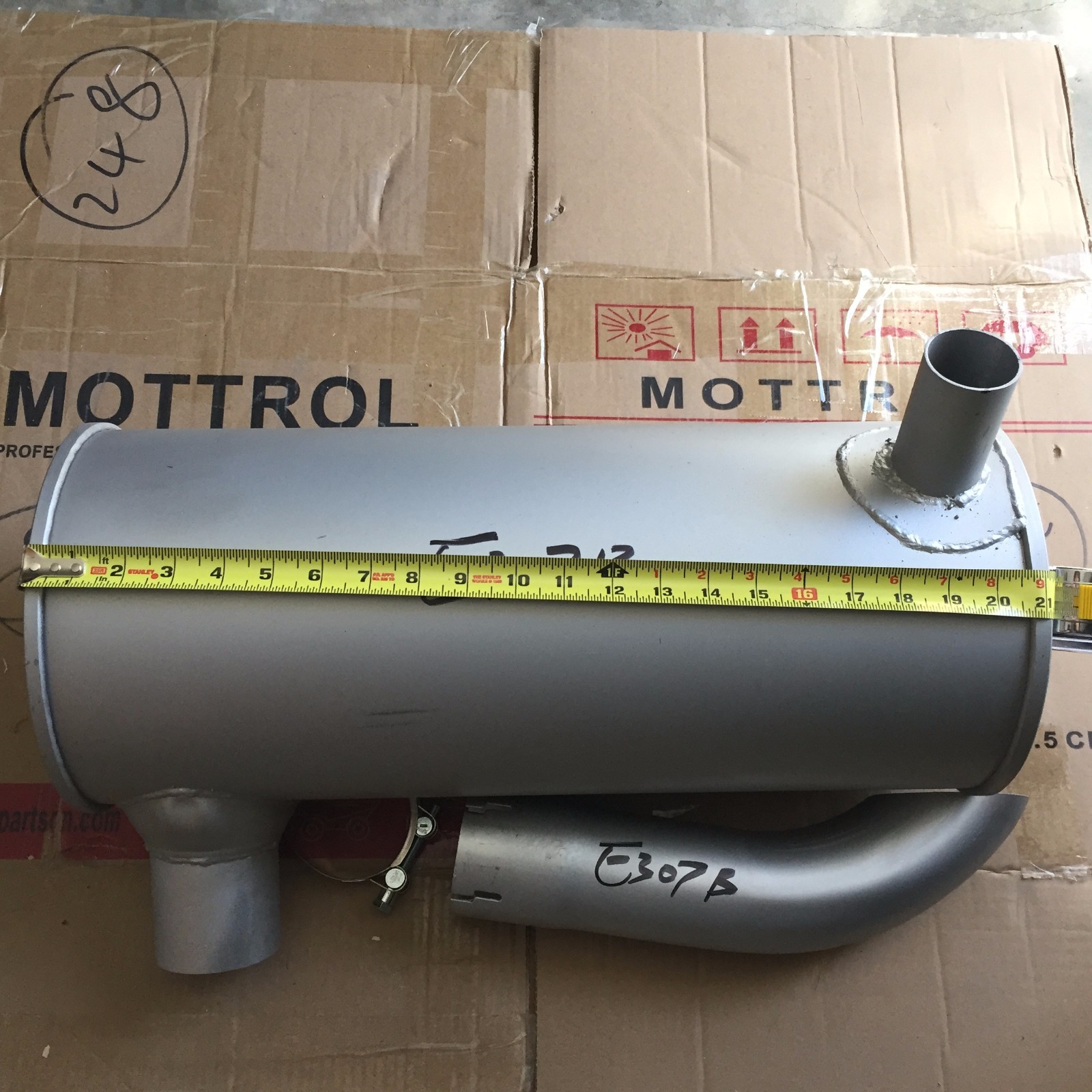 E305.5 MUFFLER FITS Caterpillar CAT EXCAVATOR,NEW ,FREE SHIPPING BY UPS ...