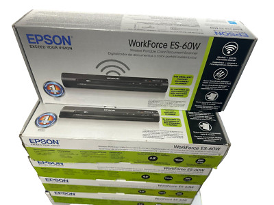 Epson® WorkForce® ES-60W Wireless Portable Color Document Scanner ...