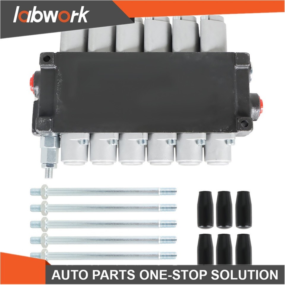 Labwork 6Spool Hydraulic Directional Control Valve 11gpm Adjustable ...