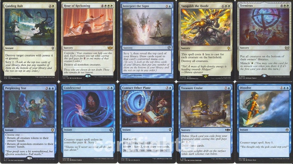 Custom Scry Token Commander EDH Deck - Elminster - MTG Magic | eBay