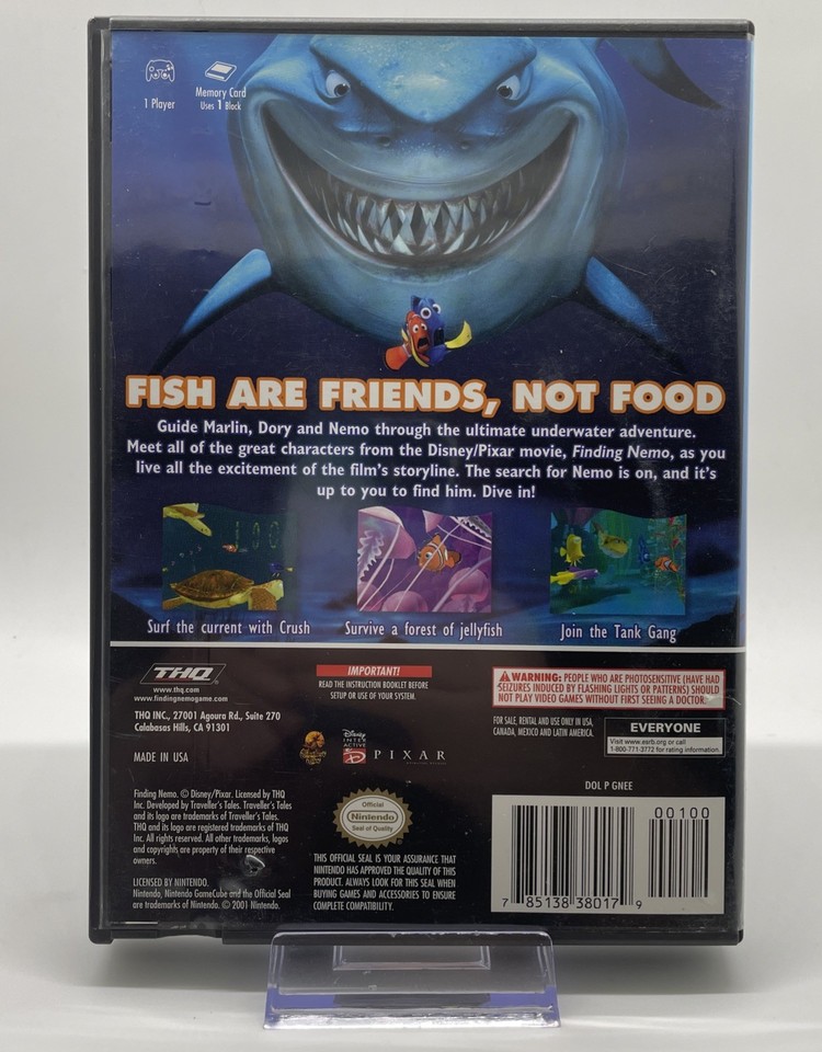 Finding Nemo (Nintendo GameCube, 2001) Complete With Manual | eBay