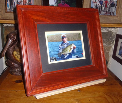 C.C.W. Custom Made Picture Frame for 8X10 Photo w/Wooden Easel, !3"H x ...