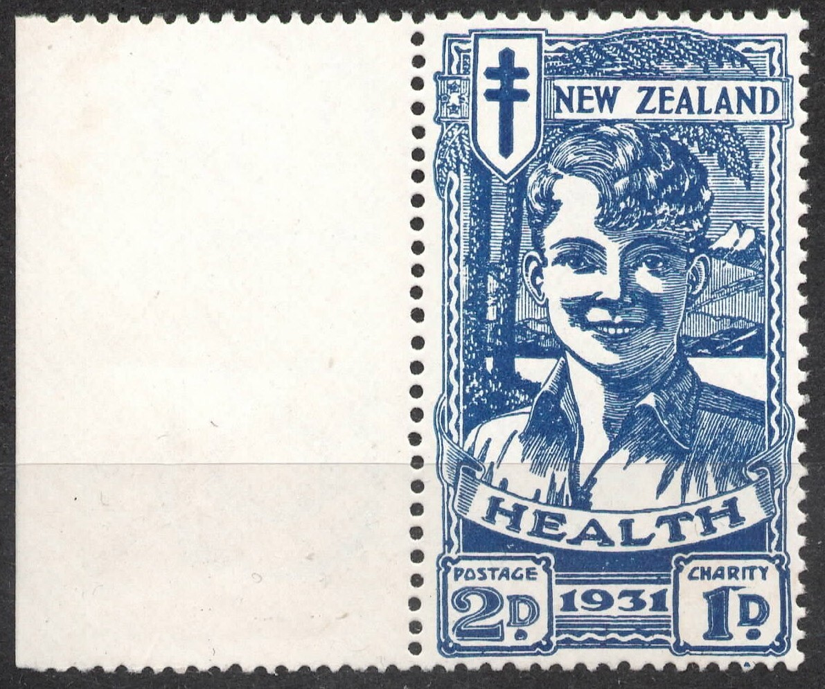 SG547 SN:#B4 1931 2+1 d NEW ZEALAND Health stamps 1931 - Smiling Boy 2d ...