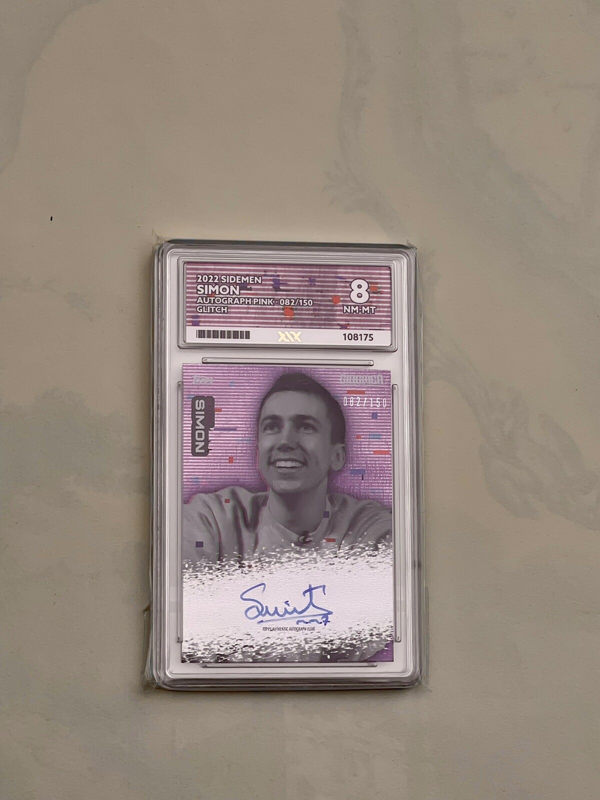 Sidemen Cards x Topps Glitch Autograph /150 Full Set Signed - Ace ...