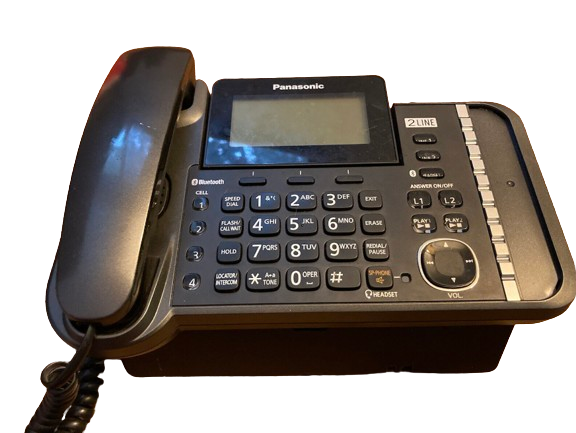 Panasonic KX-TG9581B 2-Line Telephone System Unit Only Untested Office ...