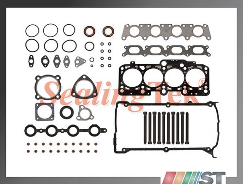 Fit 97-2000 Audi VW 1.8T Turbo Cylinder Head Gasket Set Bolts Kit AEB ...