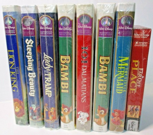 Lot Of Sealed Walt Disney Vhs Tapes Clamshell Case Masterpiece | My XXX ...