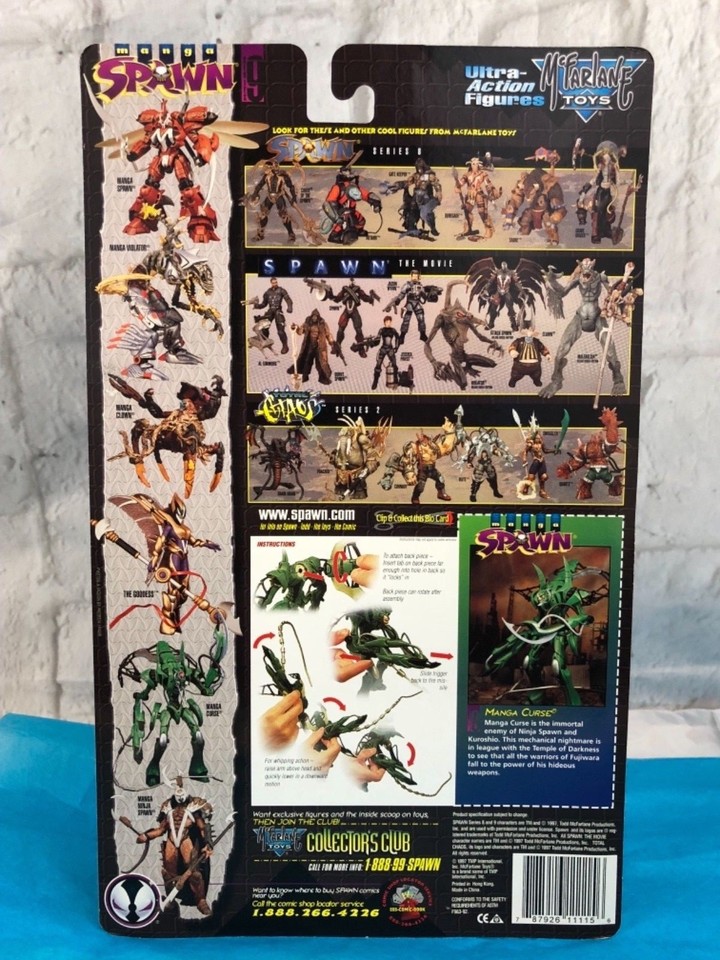 Vintage McFarlane Toys Manga Spawn Manga Curse Action Figure New ...