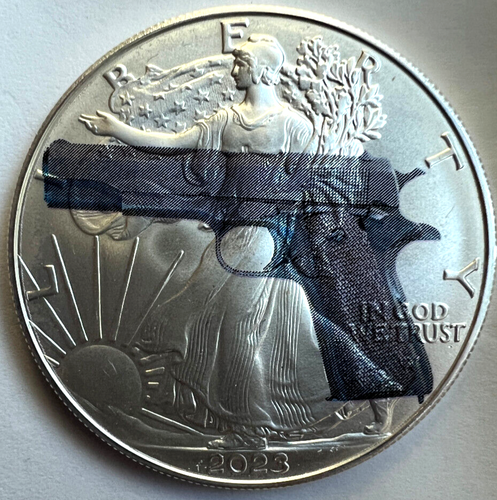 Colt 1911 Pistol - American Silver Eagle 1oz .999 Limited Ed Silver ...