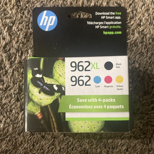 HP 952XL/952 Black Cyan Magenta Yellow Genuine Ink Cartridges 4 pack 11 ...
