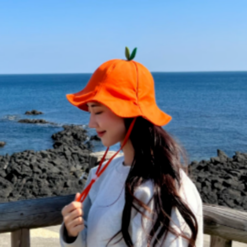Jeju Island Tangerine Wrinkle Hat Jeju Handmade Unique + Cute Hot Item ...