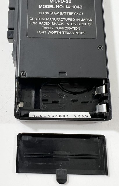 Realistic Micro-26 Voice Actuated Microcassette Recorder 14-1043 With ...