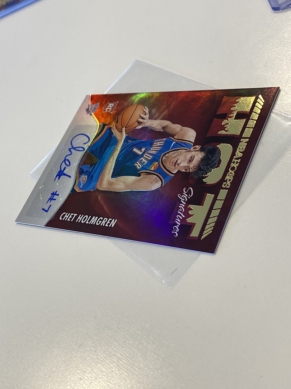 NBA HOOPS Chet Holmgren Auto autograph Hologram Rookie Card Hot ...