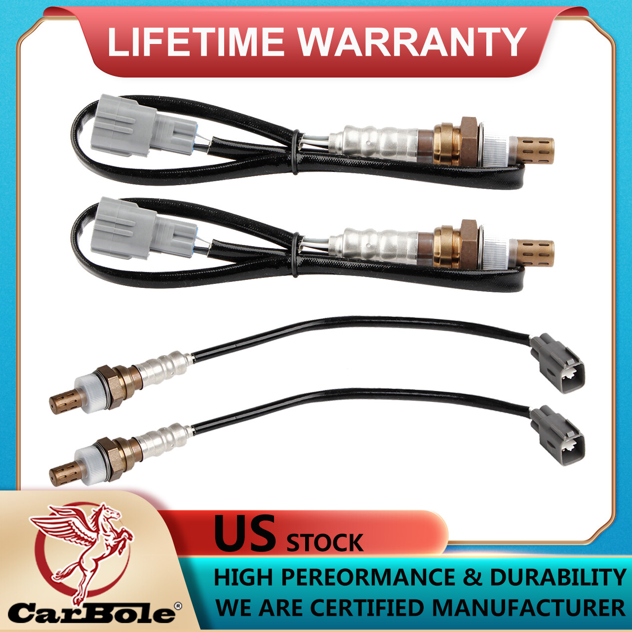 4x Upstream/Downstream Oxygen O2 Sensor For 2003 2004 Toyota 4Runner ...