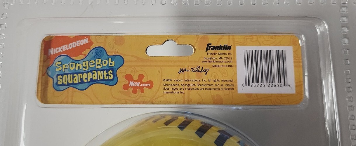 2007 Franklin Sports Nickelodeon SpongeBob Squarepants Foam Ball Set of ...