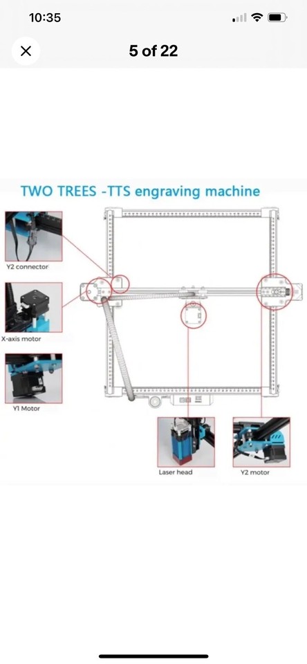 two trees laser engraver TTS 25 New In Box | eBay
