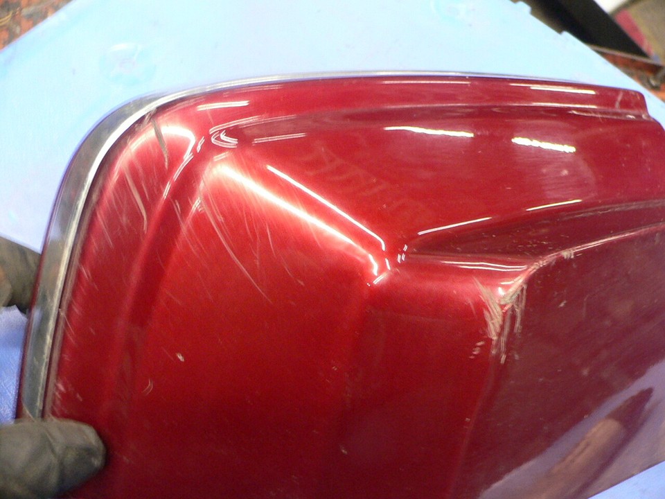1988-2000 Honda Goldwing GL1500 Candy Spectra Red Left Bag Corner Part ...