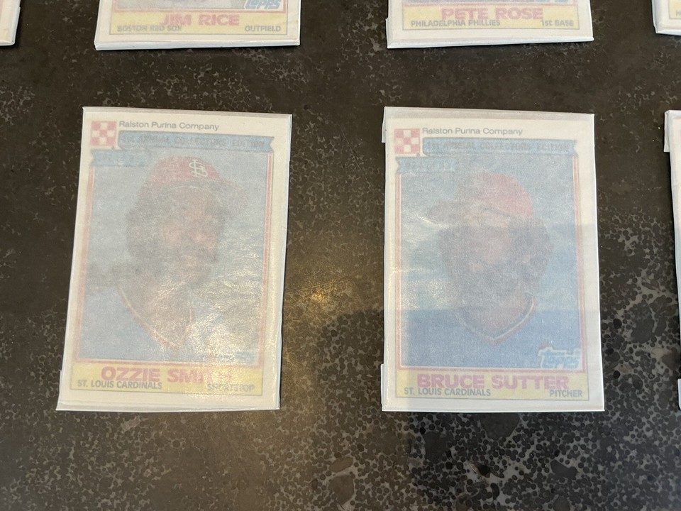 1984 Topps Cereal Series Ralston Purina Complete Set 33 Cards On Top Of ...