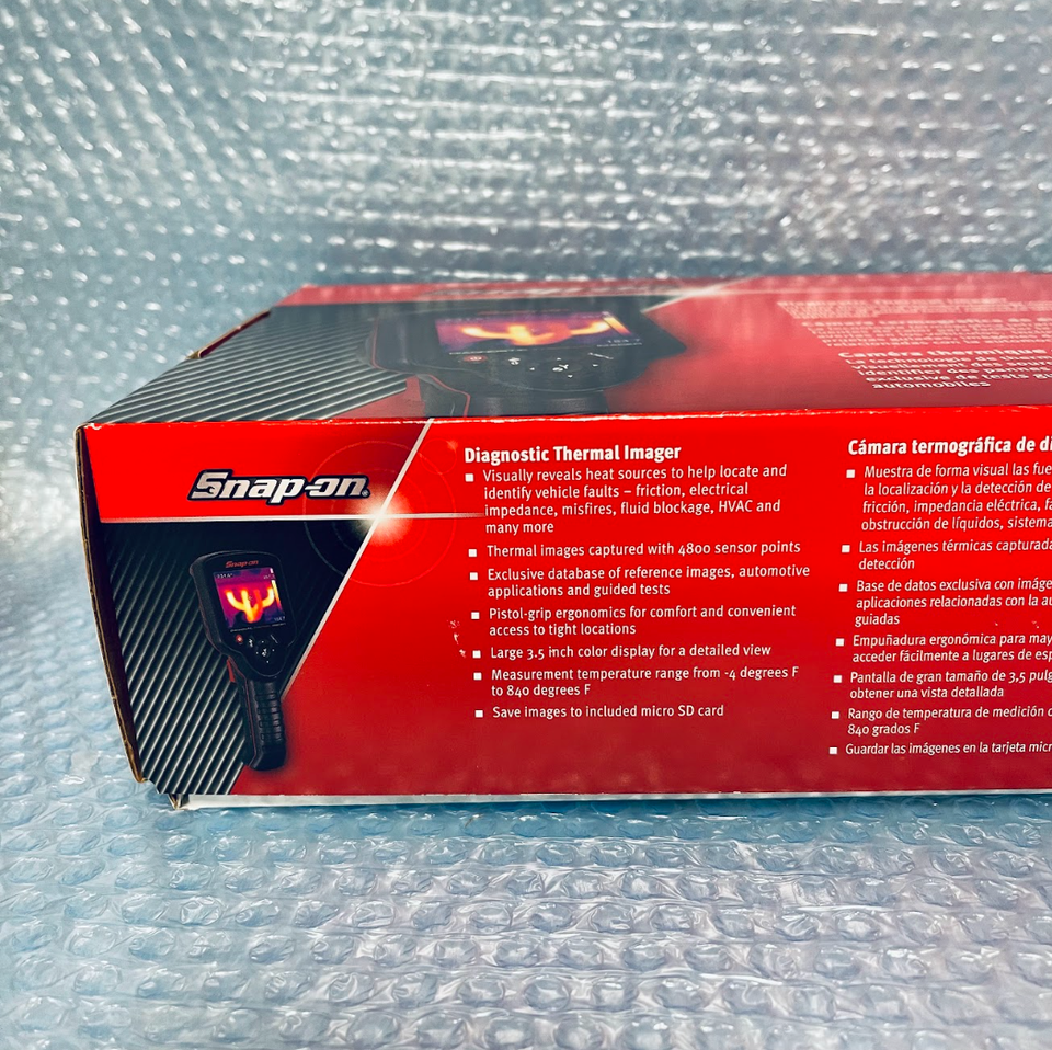 Snap-On EETH300 Diagnostic Thermal Imager | 3.5mm Imager Head Size | Micro SD Card | Aftermarket ...