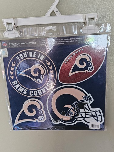 LOS ANGELES RAMS 4 PIECE FOOTBALL MAGNET KIT NEW NFL | eBay
