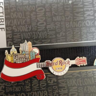 Hard Rock Cafe Hard Rock Cafe Vienna City Guitar Pin | eBay