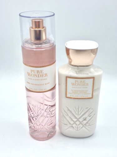 Bath & Body Works Pure Wonder Fragrance Mist And Body Lotion 2pcs Set ...