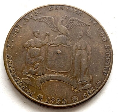 NEW YORK MECHANICAL CALENDAR 1855 | eBay