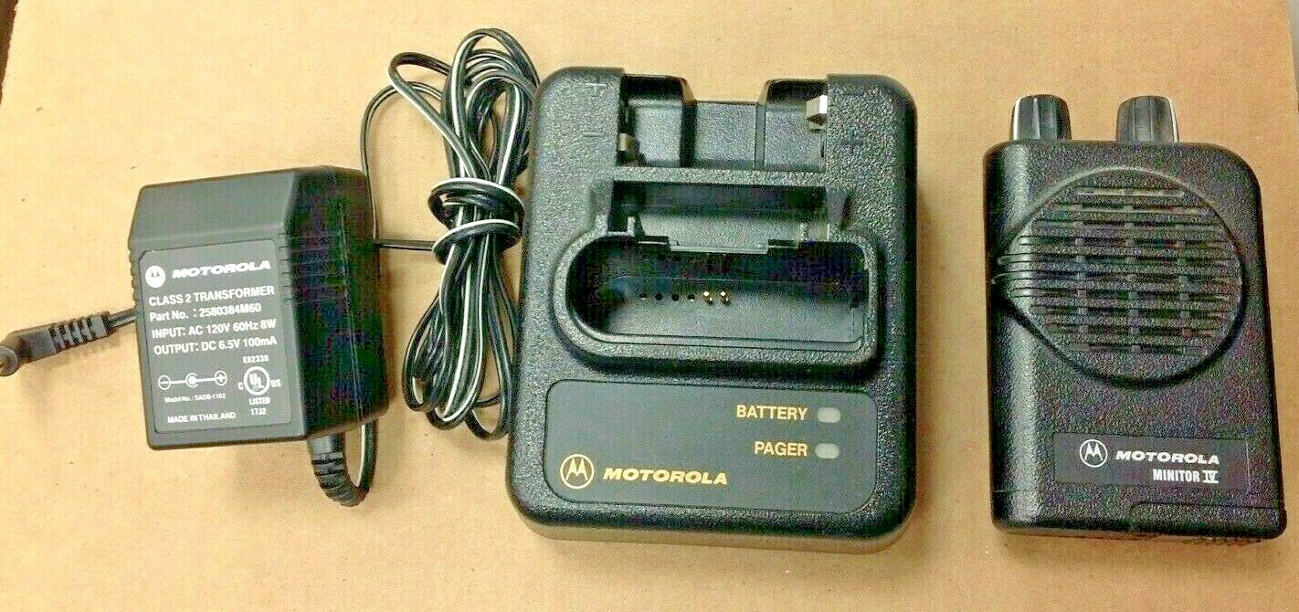 Motorola Minitor 4, Minitor IV, Pager, #A03KUS7238BC, 1 Frequency ...