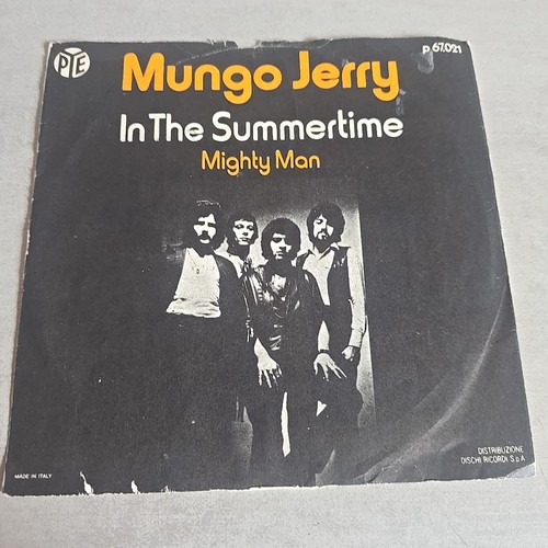 Mungo Jerry In The Summertime Mighty Man 45 England Press 1970 | eBay