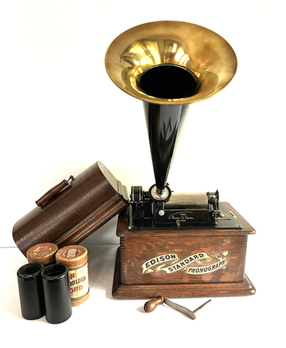 Edison Standard Model A Cylinder Phonograph w/ Model C Reproducer ...
