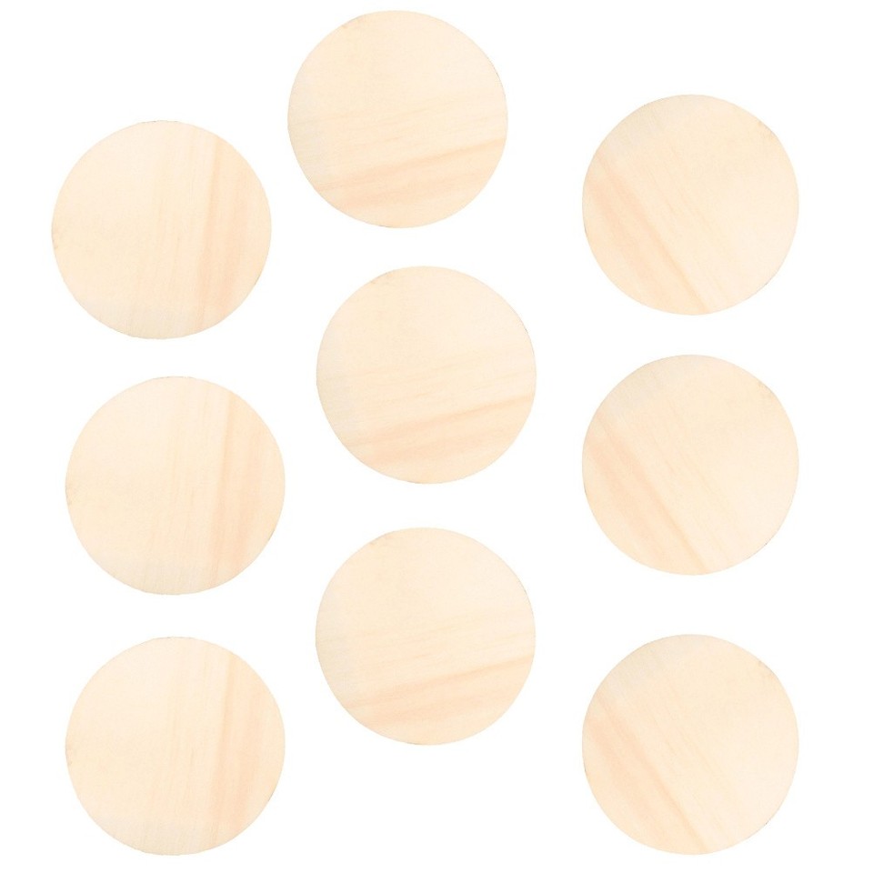 10 Pcs Wood Slices Cutouts Chips Ornament Making Supplies Craft ...