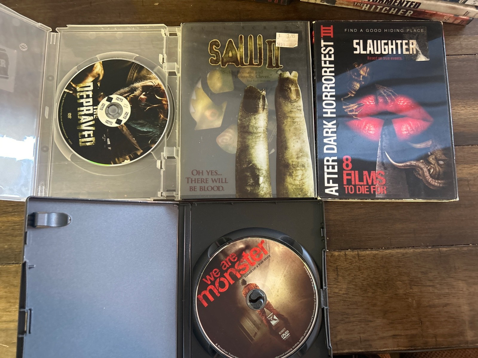 Lot 50+ DVDs Horror Thriller Suspense Action Halloween Scary Movies | eBay
