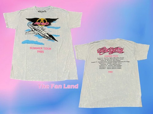 New Aerosmith Summer Tour 1985 Mens Vintage Concert T-shirt | eBay