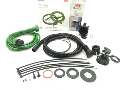 DEFA 460785 + 460829 Mini Plug Interior Heater Connection CABLE Socket ...