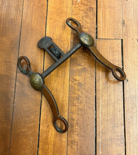 Antique PRISON MADE SPOON SPADE Horse Bit Working Horsehead Bit Copper ...