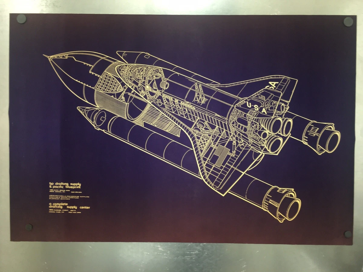 Inside Space Shuttle Blueprints