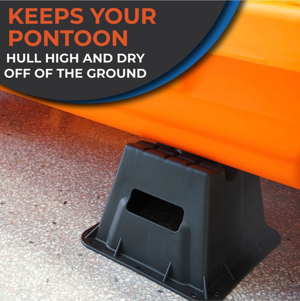 Pontoon Storage Blocks | 4pack Heavyduty Blocks For Pontoon Boat ...