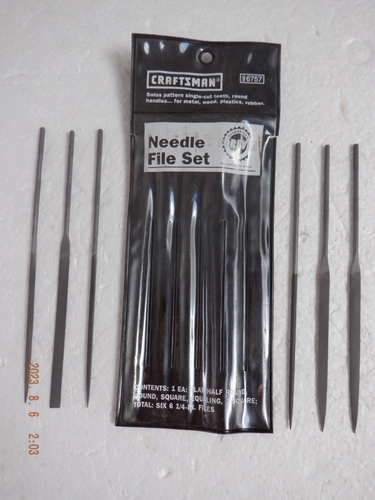 Vintage SEARS Craftsman Needle File Set Jewelers 9-6757 | eBay
